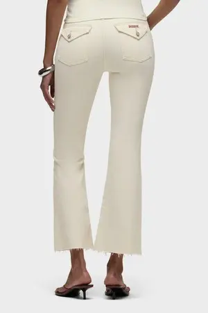 Hudson Jeans Barbara Flap Pocket Bootcut Crop