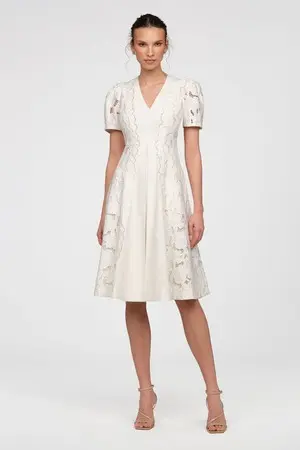 Theia Amal Linen Dress