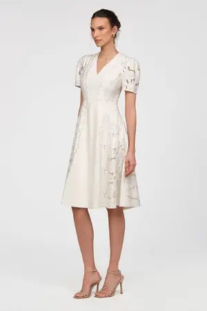 Theia Amal Linen Dress