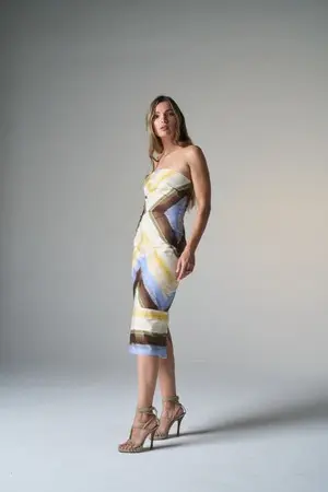 JBQ Audrey Dress - Blue Multi