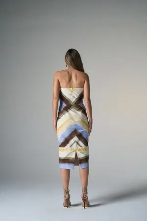JBQ Audrey Dress - Blue Multi
