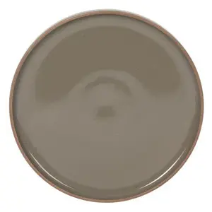 GIBSON ELITE Northrock 12-piece Stoneware Plates And Bowls Dinnerware Set - Brown