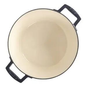 BABISH Matte Enamel Round Cast Iron Dutch Oven With Lid