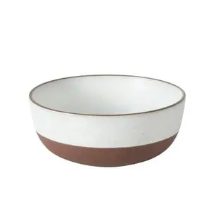 GIBSON ELITE William Crest 4-piece Reactive Glaze Stoneware Nesting Mixing Bowl Set - White