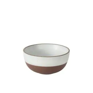 GIBSON ELITE William Crest 4-piece Reactive Glaze Stoneware Nesting Mixing Bowl Set - White