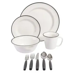 GIBSON HOME 95-piece Complete Kitchen Set With Cookware, Dinnerware