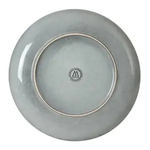 GIBSON ELITE Jasper 16 Piece Plates And Bowls Reactive Glaze Dishes Stoneware Ceramic Dinnerware Setservice For 4