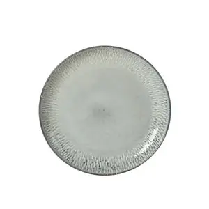 GIBSON ELITE Jasper 16 Piece Plates And Bowls Reactive Glaze Dishes Stoneware Ceramic Dinnerware Setservice For 4