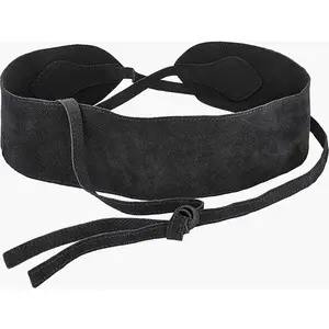 LASCANA Wide Suede Belt - Black