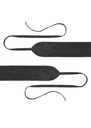 LASCANA Wide Suede Belt - Black