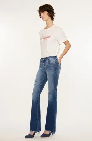 KANCAN Kendra Essentials Low Rise Bootcut Jeans