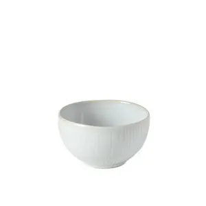 GIBSON ELITE Dawson Mill 4-piece Round Reactive Glaze Stoneware Nesting Bowl Set - White