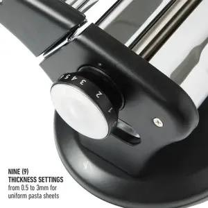 CALPHALON Aero Manual Pasta Maker With Spaghetti And Fettuccini Rollers