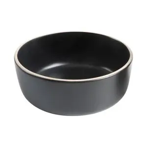 GIBSON HOME Zuma 16-piece Matte Stoneware Dinnerware Set - Black
