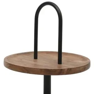 GIBSON HOME Gracious Dining Round Acacia Wood Charcuterie Tray