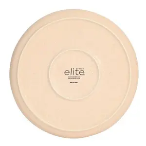 GIBSON ELITE Milano Lines 12-piece Reactive Glaze Stoneware Dinnerware Set - Brown
