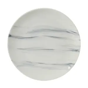 GIBSON HOME Cloudlight Decorated Porcelain Dinnerware Set - Blue/white