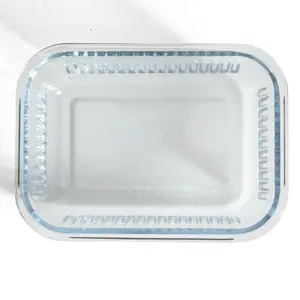 MARTHA STEWART Shadowbrook 10-piece Borosilicate Glass Airtight Food Storage Container Set