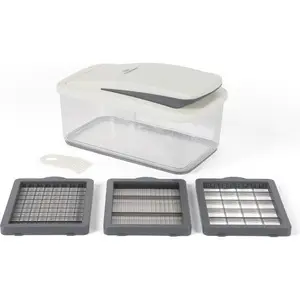 CALPHALON Aero 5-in-1 Vegetable Chopper And Dicer With Storage Container - Silver