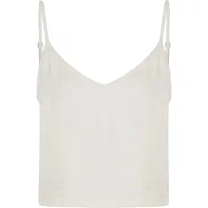 PCFG Strappy V-neck Camisole Top - Beige