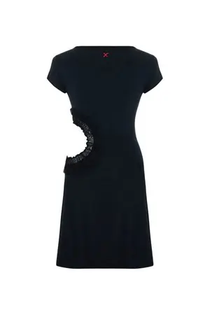 PCFG Short Sleeve Lace Detail Mini Dress