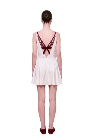 PCFG Broderie Anglaise Edit Satin Mini Dress