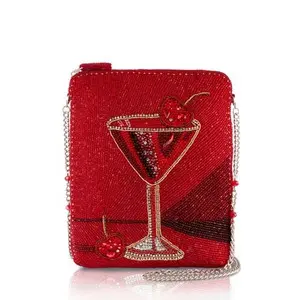 MARY FRANCES ACCESSORIES Top Shelf Handbag - Red