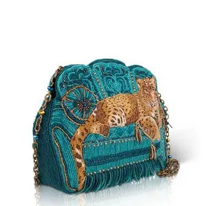 MARY FRANCES ACCESSORIES Lazy Leopard Handbag