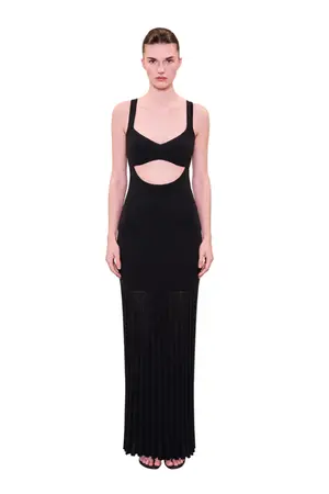 PCFG Daydreamers Pleated Knit Maxi Dress