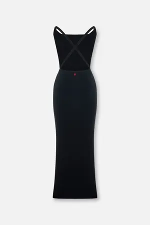 PCFG Daydreamers Cross Back Knit Maxi Dress