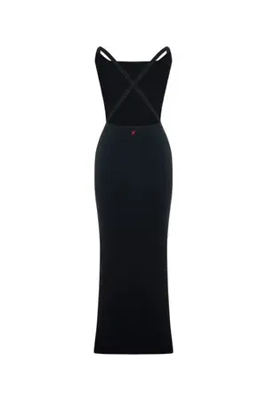 PCFG Daydreamers Cross Back Knit Maxi Dress