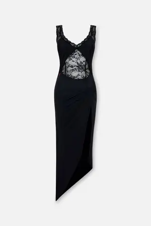 PCFG Daydreamers Sleeveless Lace Detail Dress - Black