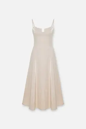 PCFG Daydreamers Strappy Midi Dress - Beige