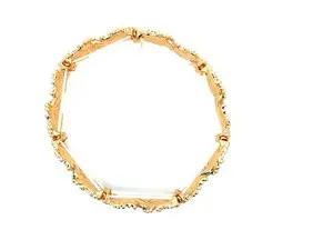 GEMINI JEWELRY Expandable Multicolor Floral Bracelet