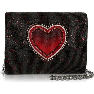 MARY FRANCES ACCESSORIES True Love Handbag - Black