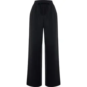 PCFG Daydreamers Relaxed Fit Wide Leg Pants - Black
