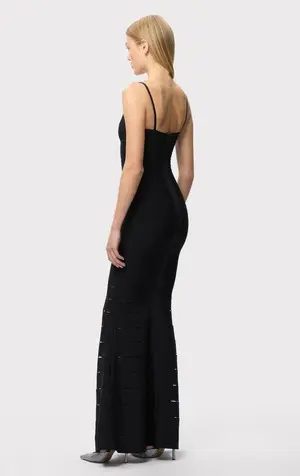 Herve Leger The Elora Gown - Black