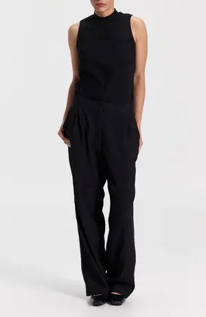 Ronen Chen Textured Straight-leg Pants