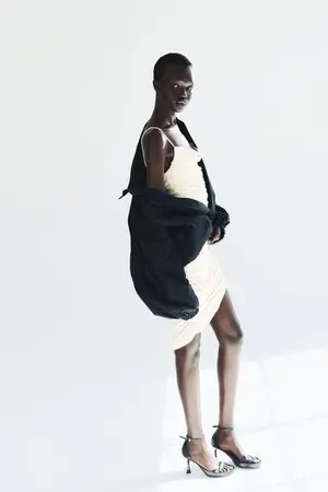 H&m Draped Strappy Dress