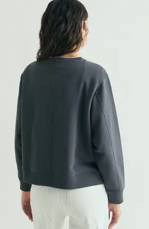 SCALPERS Skull Glitter Sweatshirt - Darkgrey