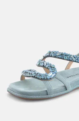 ALMA EN PENA Snake Sandal Flat