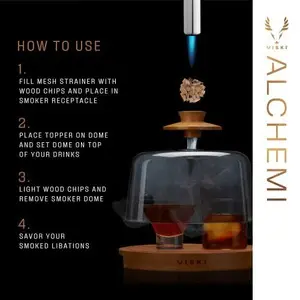 VISKI Alchemi Cocktail Smoking Dome