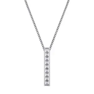 MICHAEL M Tetra Pillar Pendant Necklace