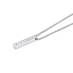 MICHAEL M Tetra Pillar Pendant Necklace