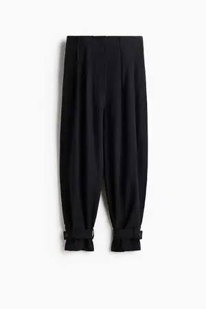 H&M Balloon Trousers With High Waist And Adjustable Hems