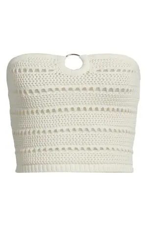 PACSUN Oriana O-ring Tube Top - Ivory