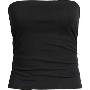 PACSUN Ophelia Ruched Tube Top - Black