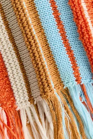 H&m Fringed Knitted Top