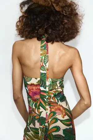H&m Crêpe Halterneck Top