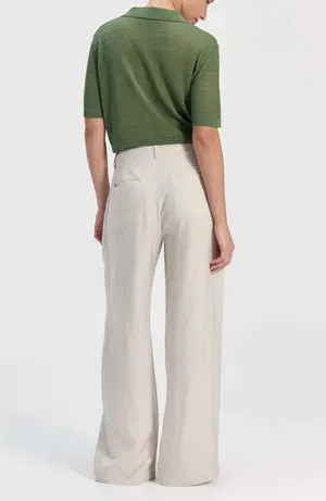 Ronen Chen Straight Wide-leg Pants